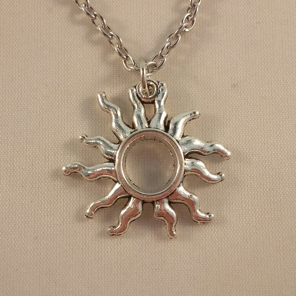 Kristy's Jewels | Jewelry | Silver Sun Corona Pendant Necklace 2 | Poshmark